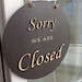 Open Closed Sign for Business, Boutique| Salon| Store Sign, Closed Sign ...