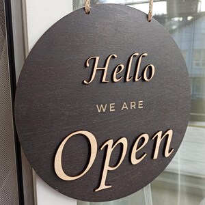 Open Closed Sign for Business Boutique Salon Store Sign - Etsy