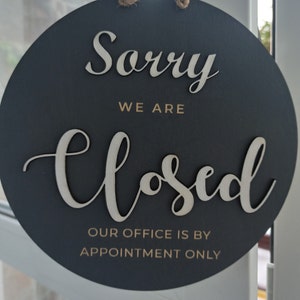Open Closed Sign for Business, Store Sign, Business Sign, Custom Wooden ...