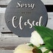 Open Closed Sign for Business - Custom Boutique, Store, Salon Sign ...