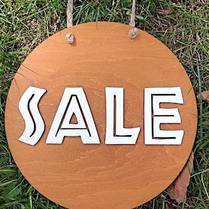 For Sale Business Sign, Store Sign, Hanging Open Sign, on Sale Sign ...