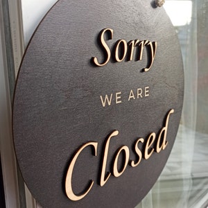 Open Closed Sign for Business Boutique Salon Store Sign - Etsy