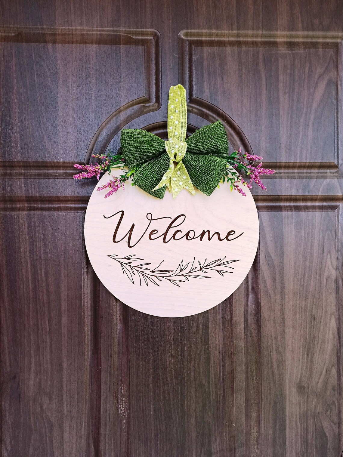 Welcome Door Sign Personalized Door Decor Nursery Outdoor - Etsy