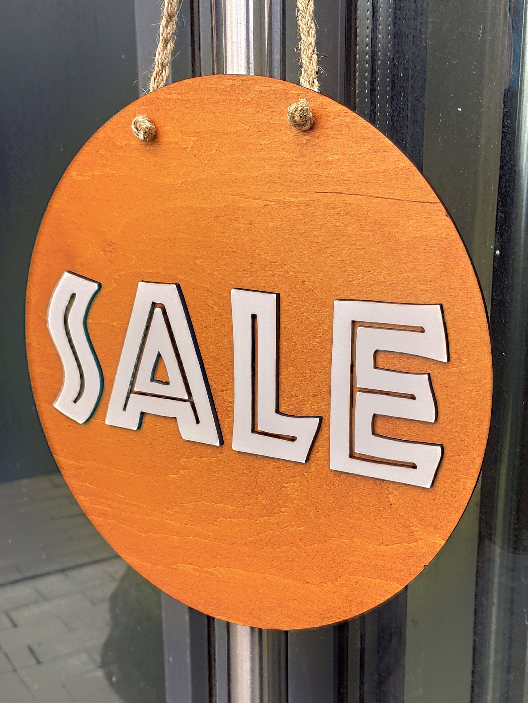 For Sale Business Sign, Store Sign, Hanging Open Sign, on Sale Sign ...