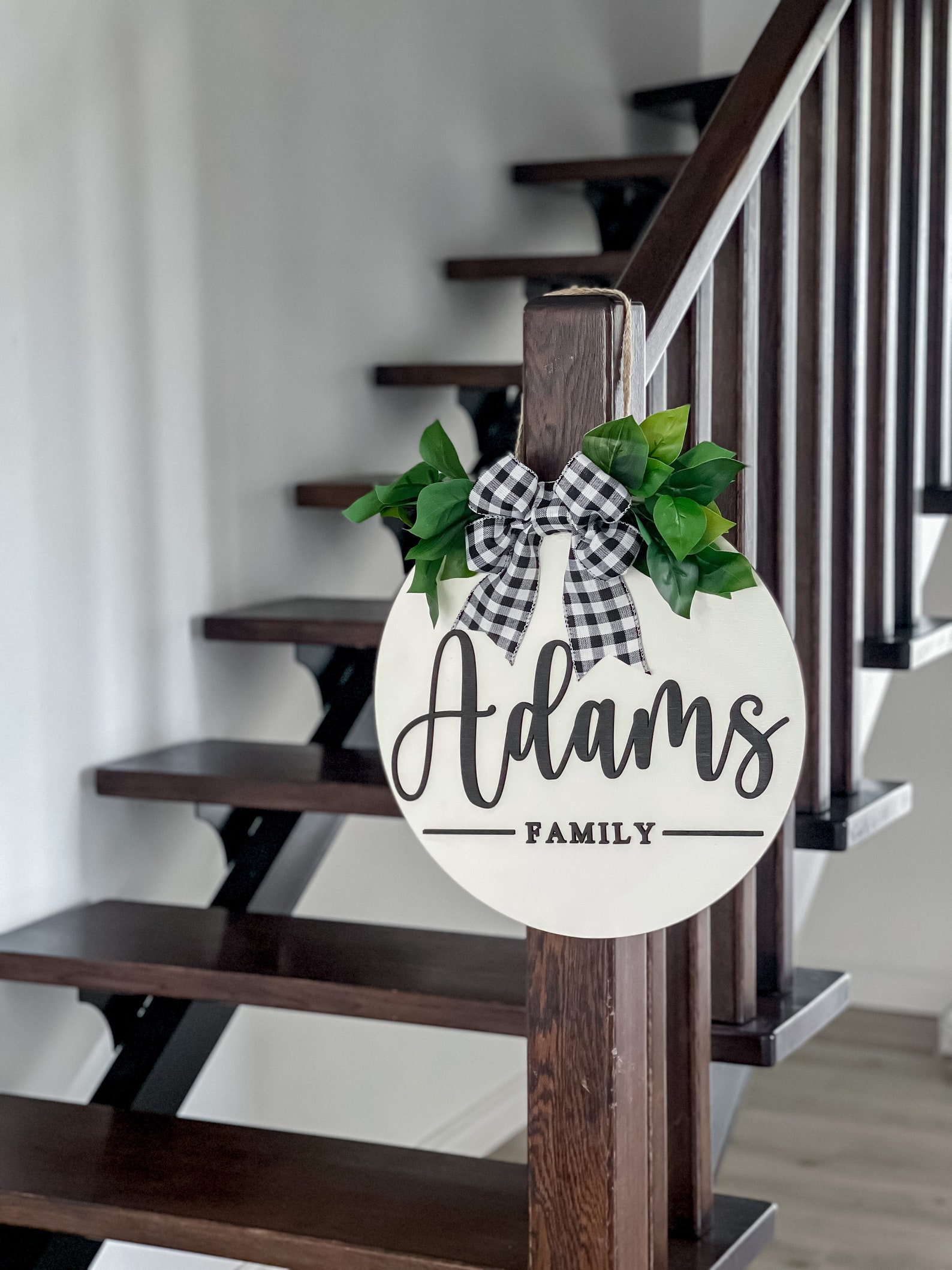 Personalized Family Door Sign Last Name Sign Welcome Door - Etsy