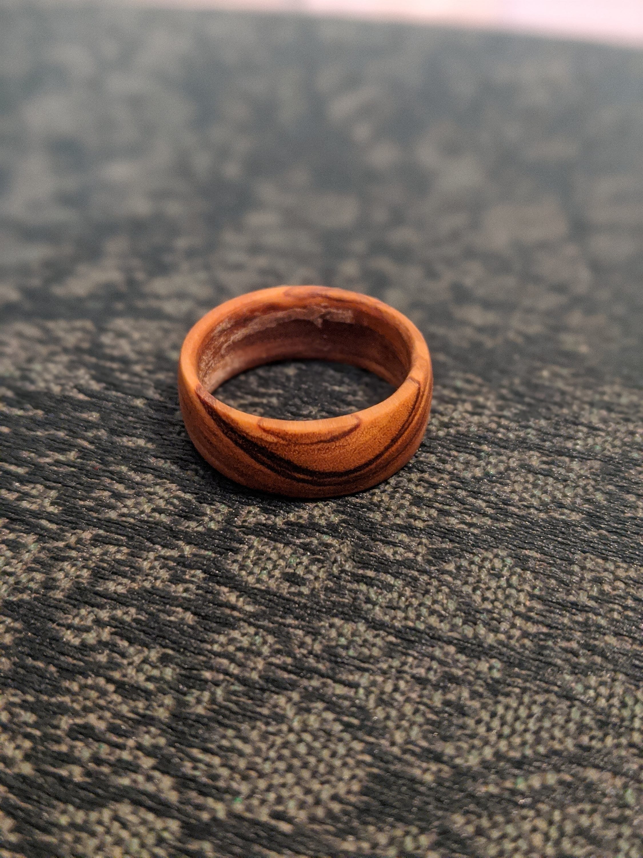 Custom Olive Wood Rings - Etsy