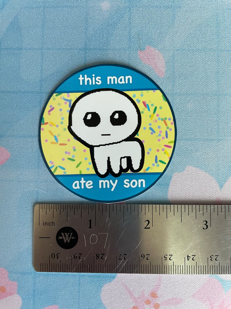 TBH Creature Yippee 3 Pack Stickers This Man Ate My Son, Yass, Live ...