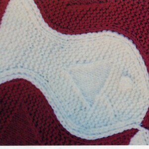 Festive Fish Baby Blanket - Blocks - Heirloom Afghan - 34 X 47 in ...