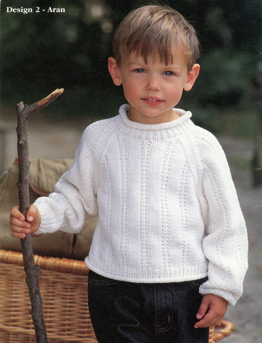 Boy Girl Toddler Kids Textured Sweater - 1, 2, 3-4, 5-6, 7-8, 9-10 ...