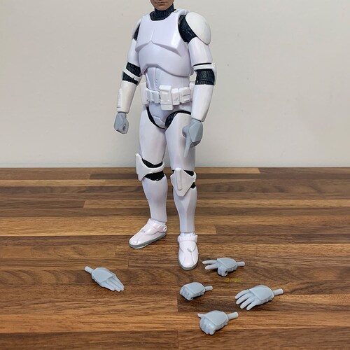 Phase 2 Heavy Clone Trooper Realistic Head 1:12 Scale Black - Etsy