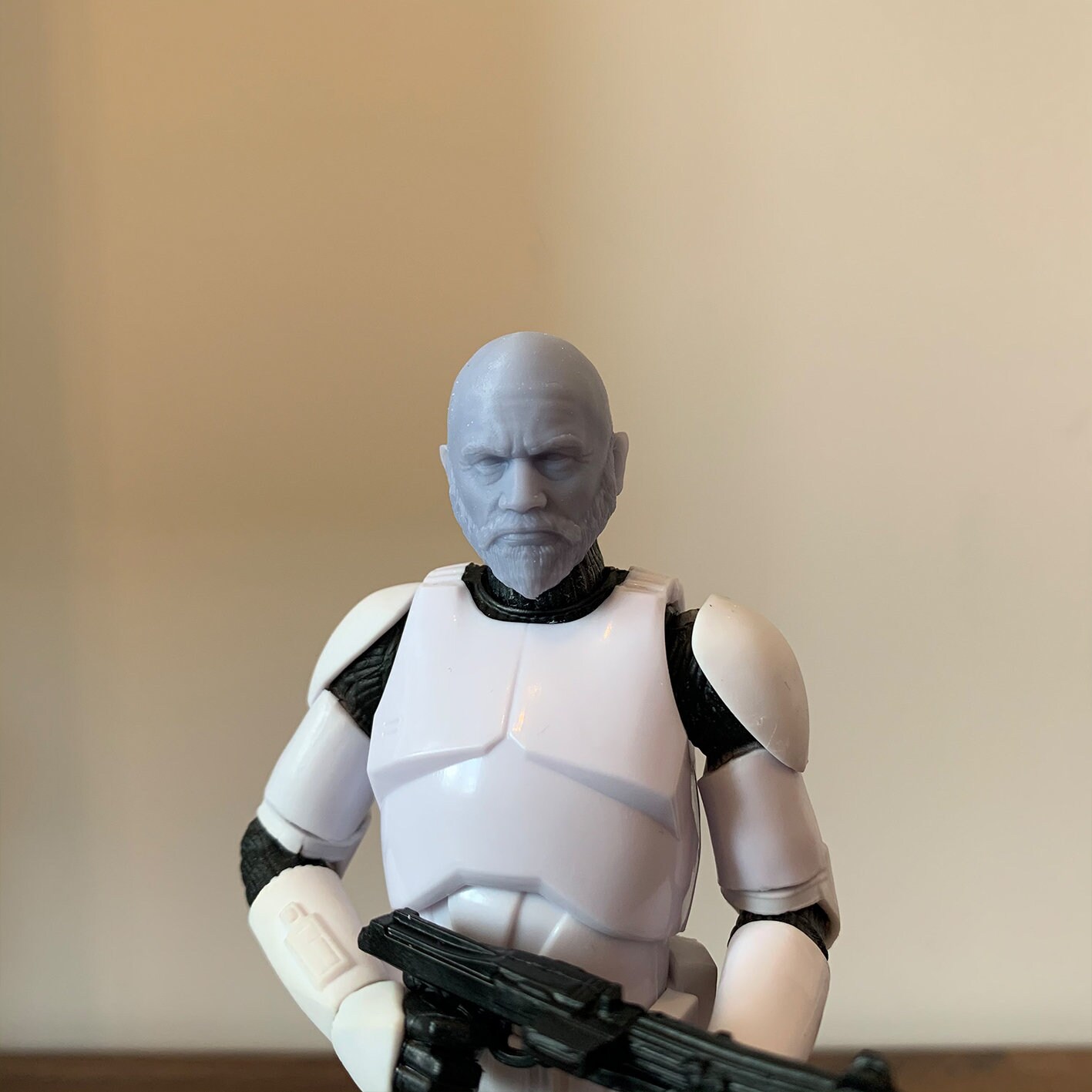 Old Man Rex realistic 3D Printed Head Sculpt Black Series - Etsy UK