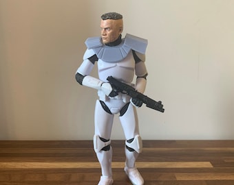 Captain Grey Realistic Pauldron Bad Batch 1/12 & 1/6 Scale Black Series ...