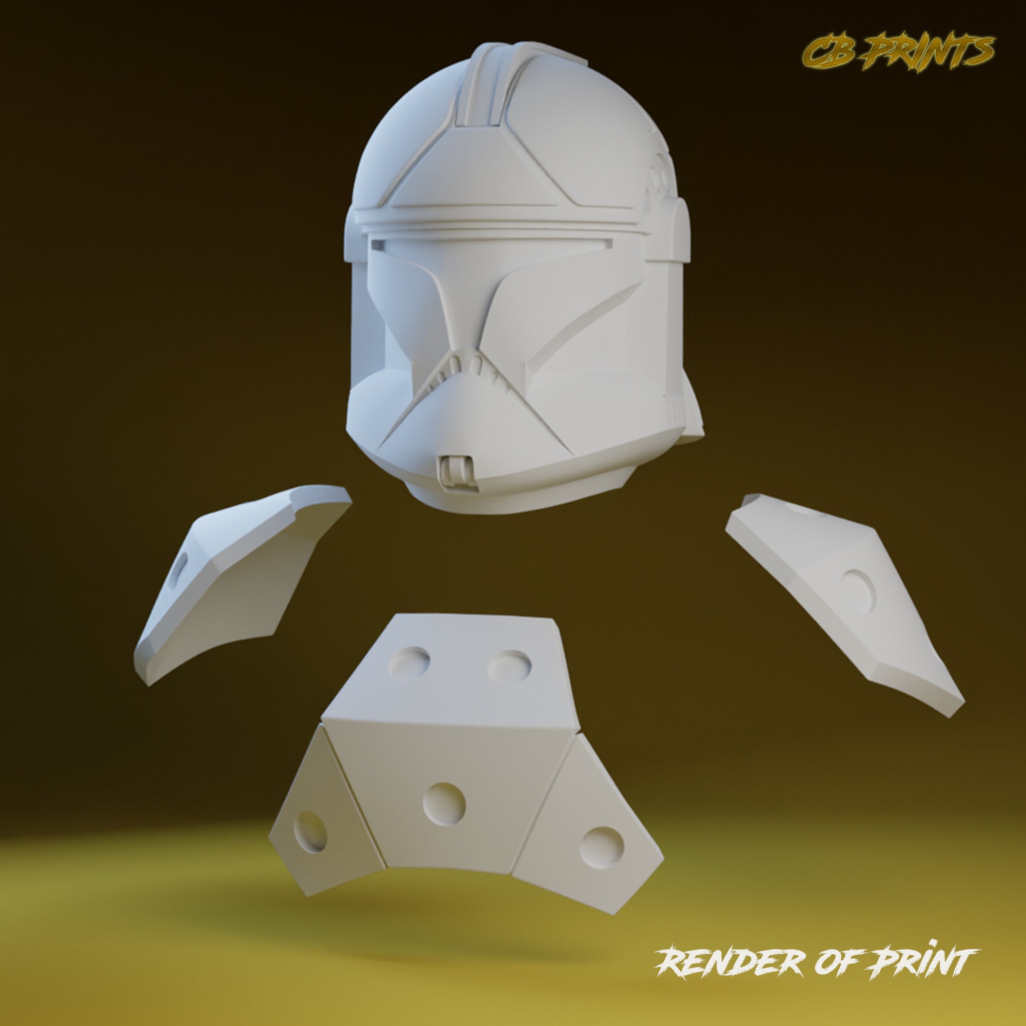 1/12 Phase 1 AT-TE Clone Gunner Helmet Black Series Scale - Etsy