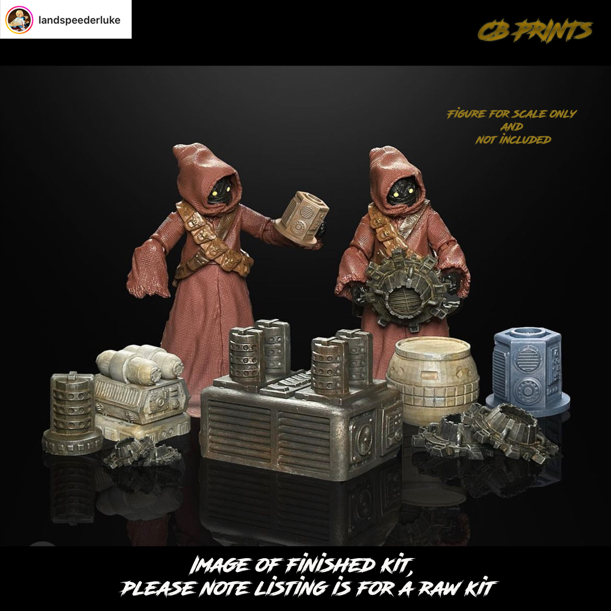 1/12 Jawa Junk KIT Black Series Scale - Etsy UK