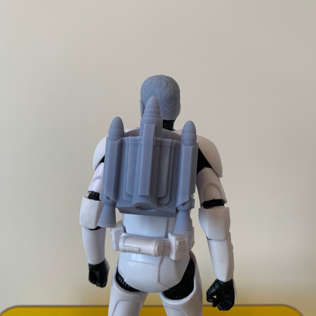 1/12 Clone Trooper Jetpack Black Series Scale - Etsy