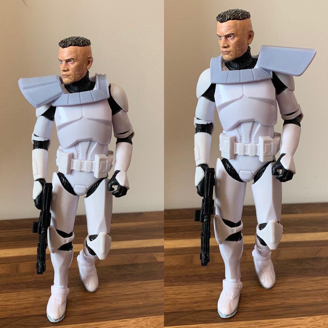 Howzer & Grey Clone Trooper Pauldrons 1/12 Scale - Etsy
