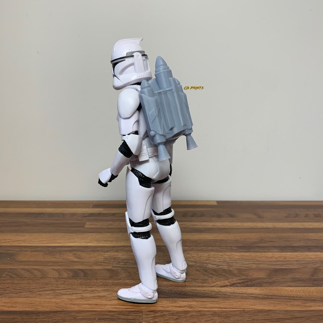 1/12 Clone Trooper Jetpack V2- Black Series Scale - Etsy