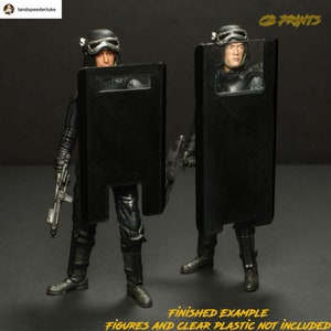 1/12 Andor Riot Shields - Black Series Scale - Etsy