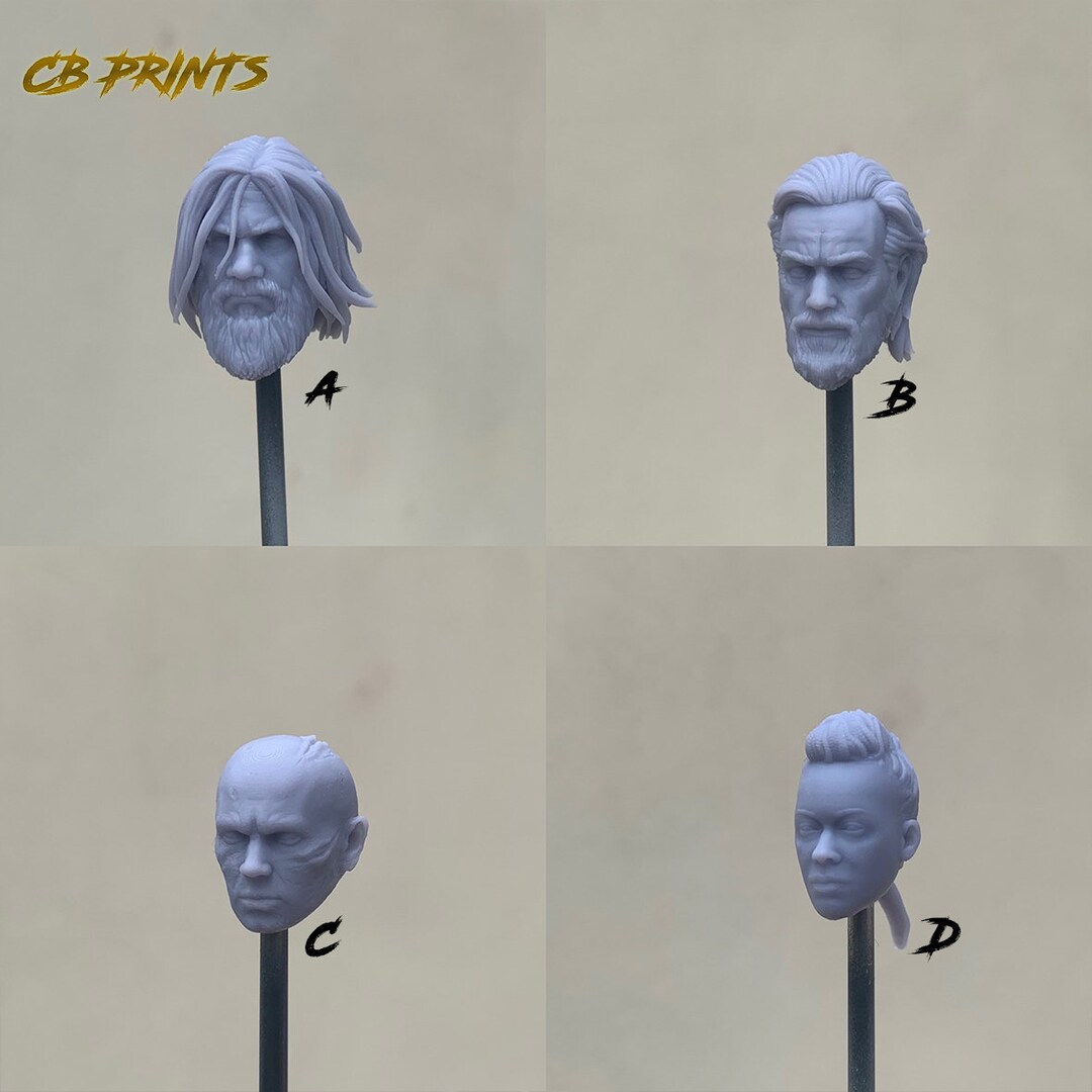 KENOBI Head Sculpts - Black Series Scale - Etsy
