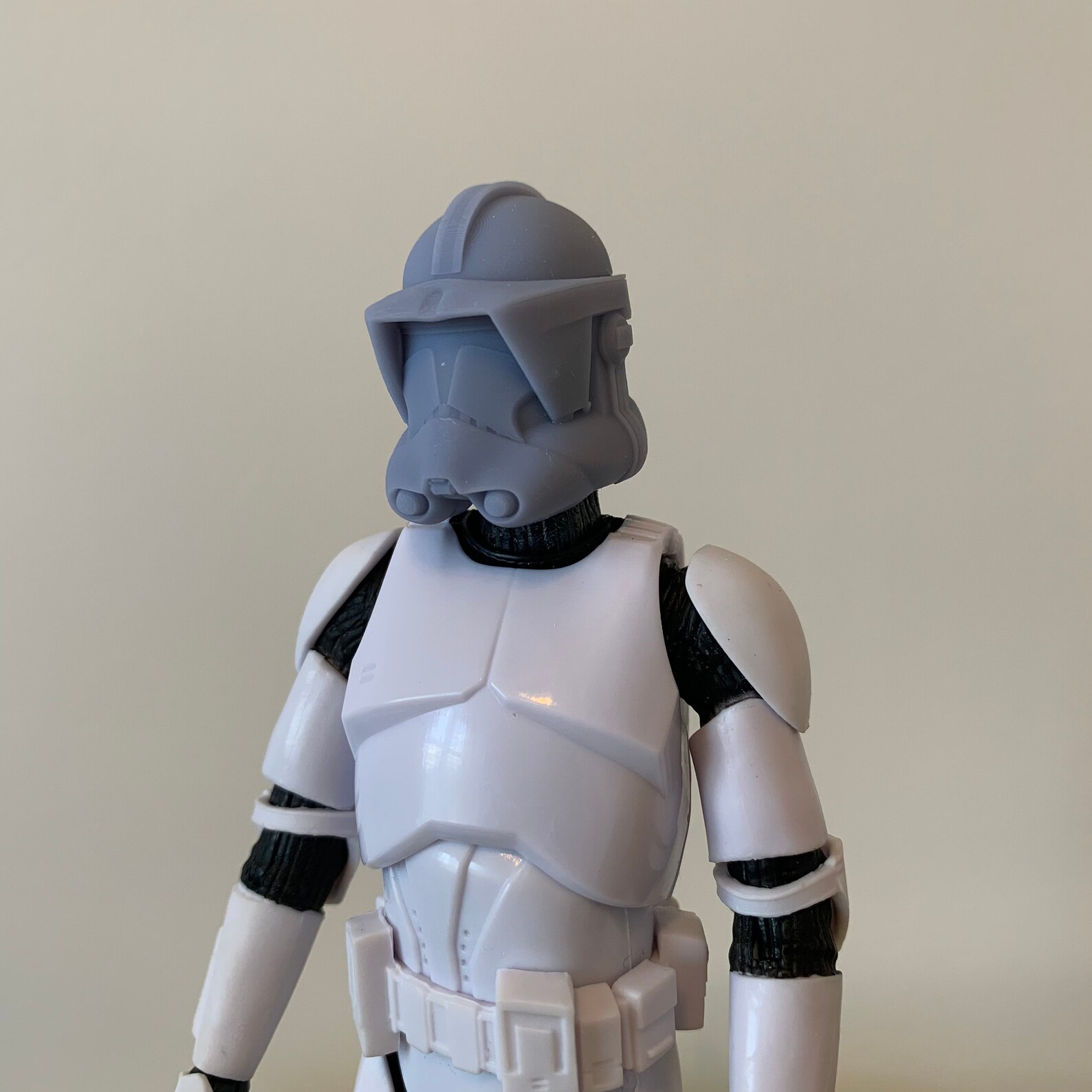 1/12 Phase 2 Clone Trooper Helmet With Visor Black Series | Etsy