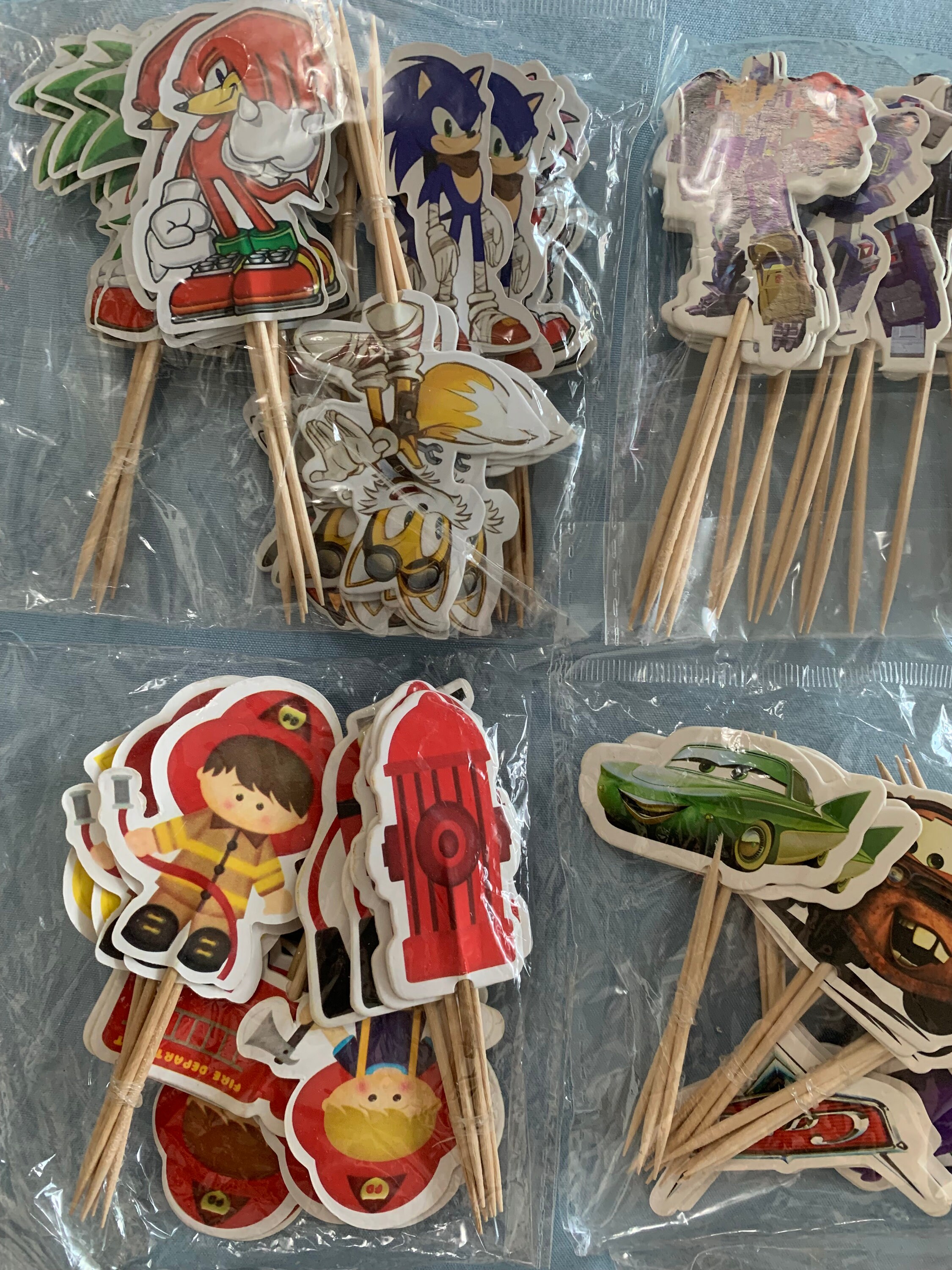 Cupcake Topper Pack Birthday Party Decoration - Etsy