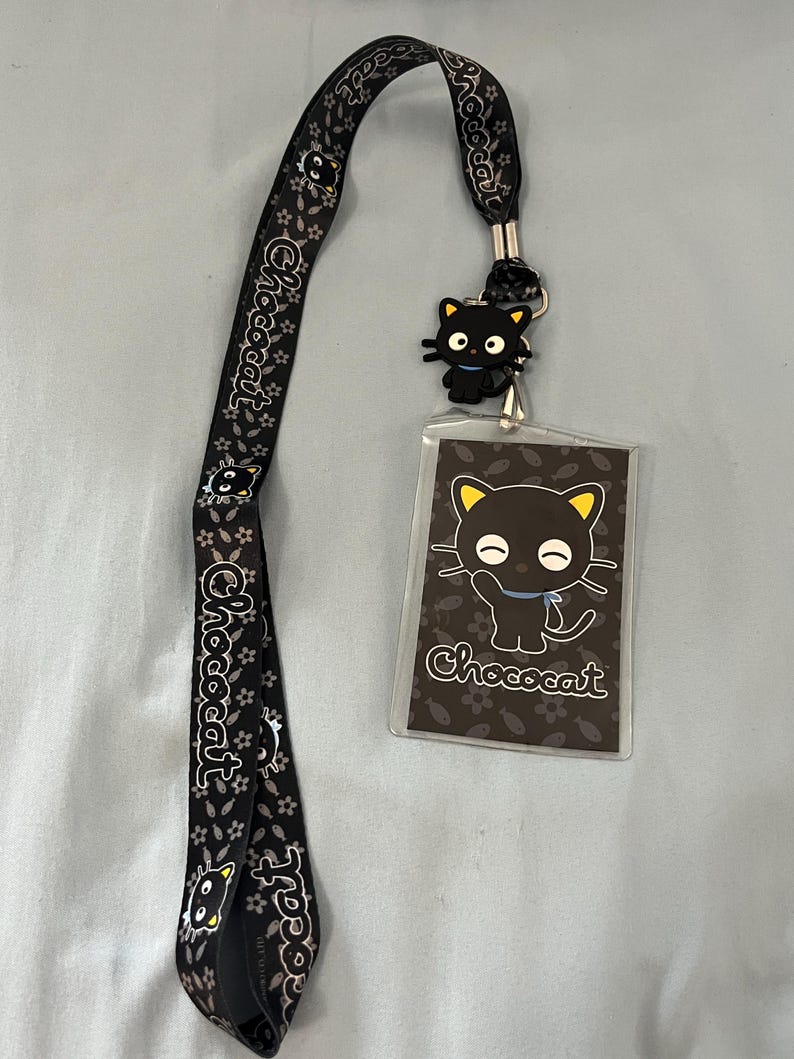 Sanrio Lanyard Neck Strap Charm Hello Kitty Cinnamoroll Kuromi ...