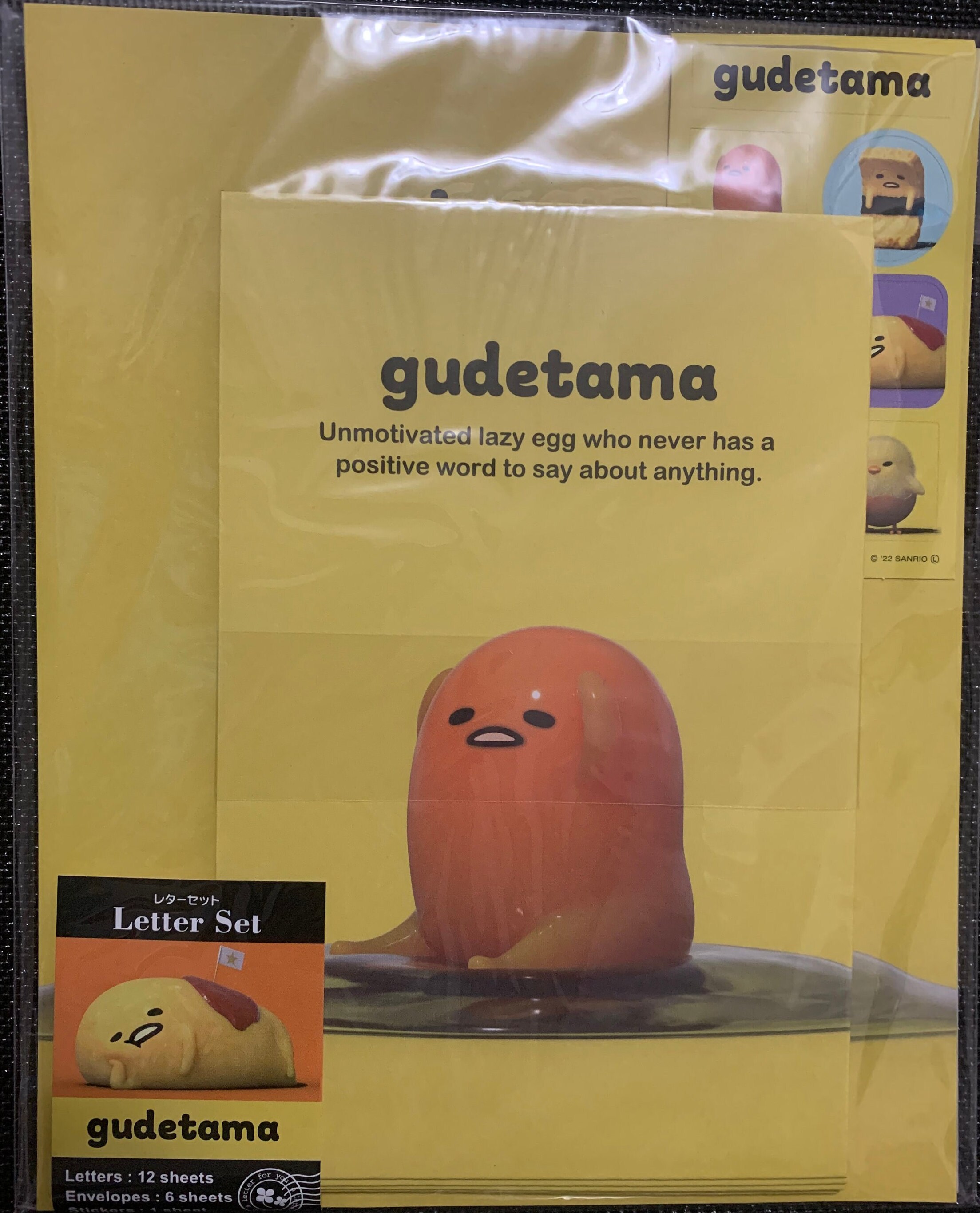 Sanrio My Melody Kuromi Cinnamoroll Pompompurin Stationery Letter Set ...