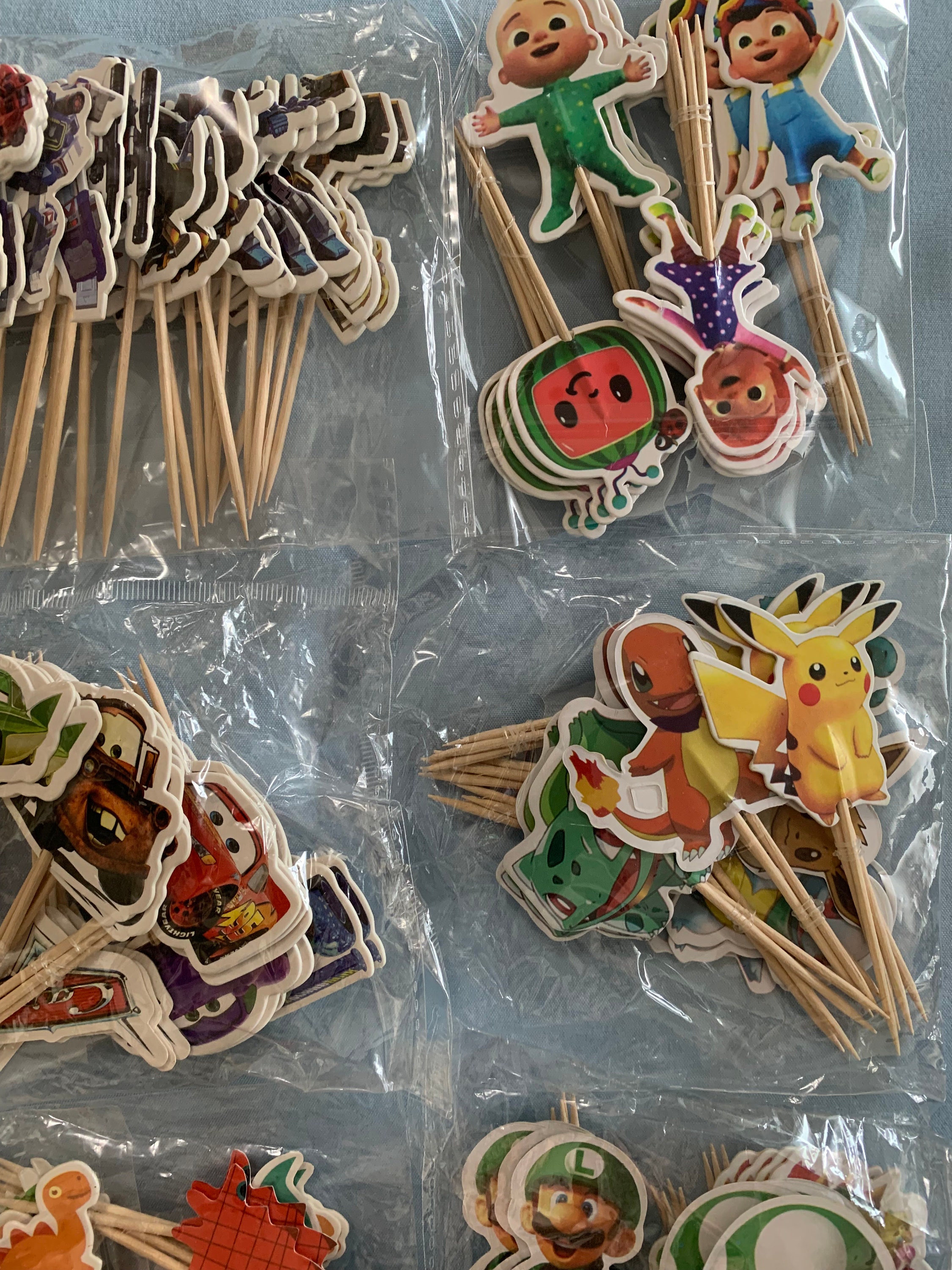 Cupcake Topper Pack Birthday Party Decoration - Etsy