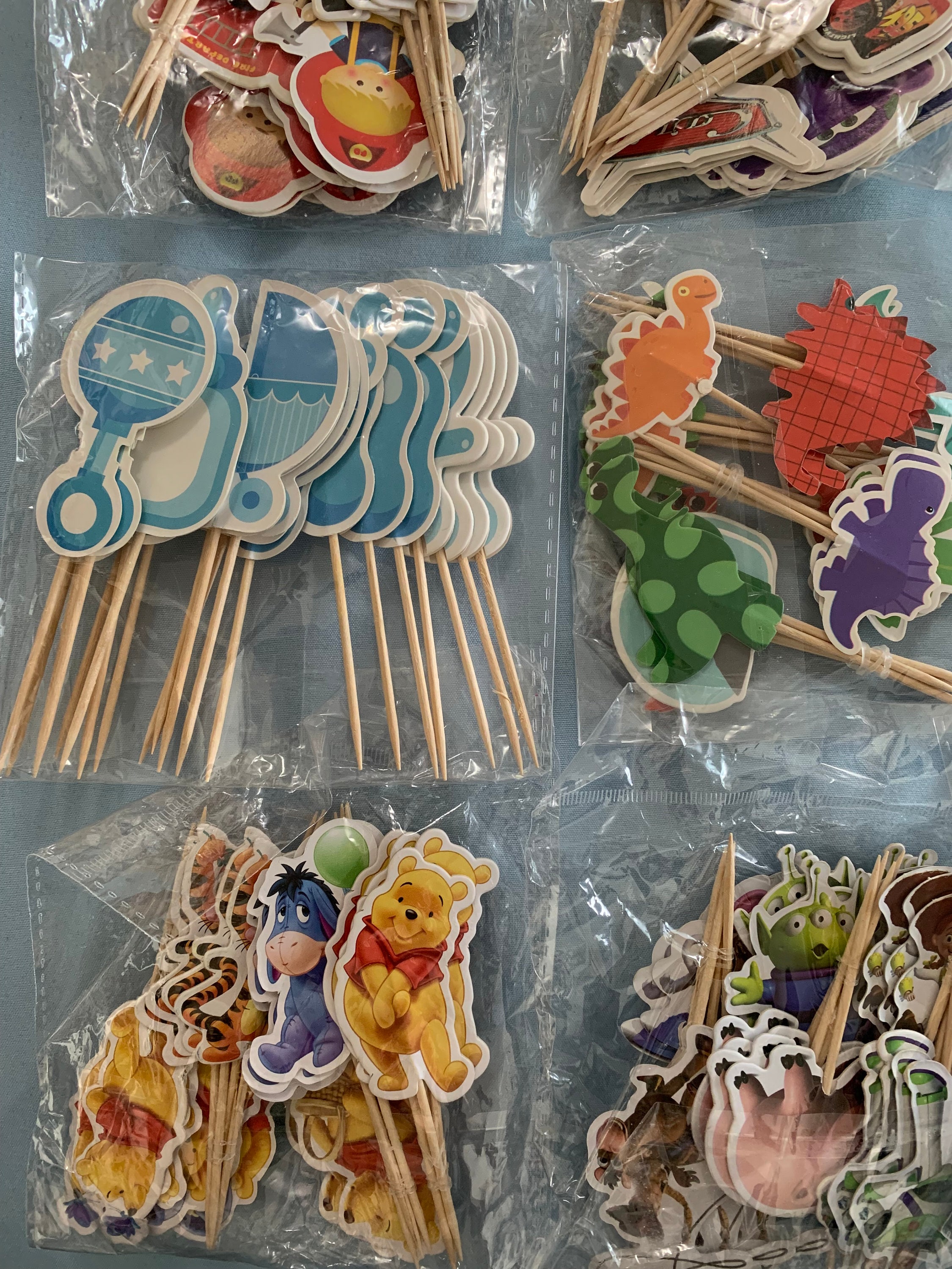 Cupcake Topper Pack Birthday Party Decoration - Etsy