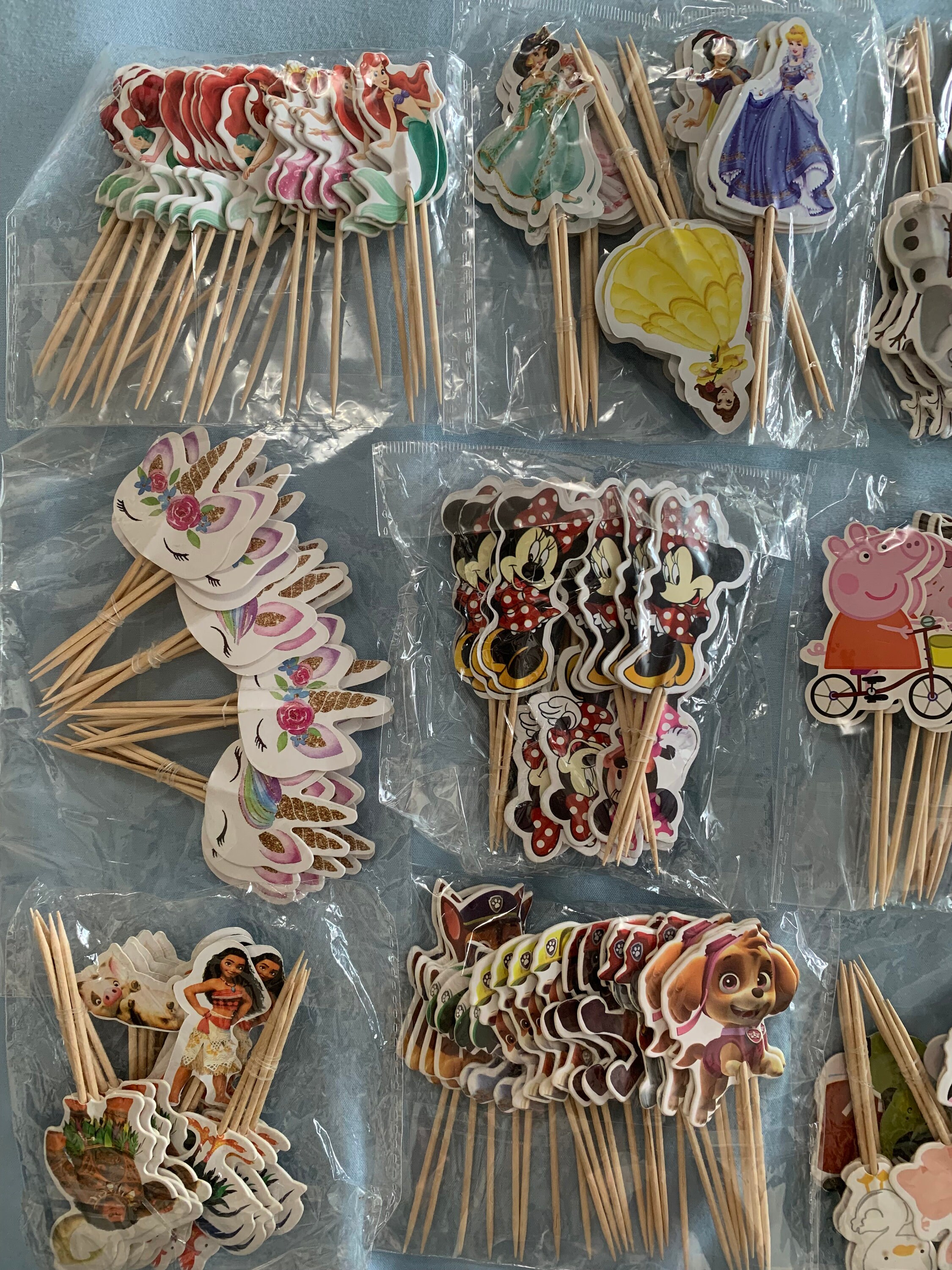 Cupcake Topper Pack Birthday Party Decoration - Etsy