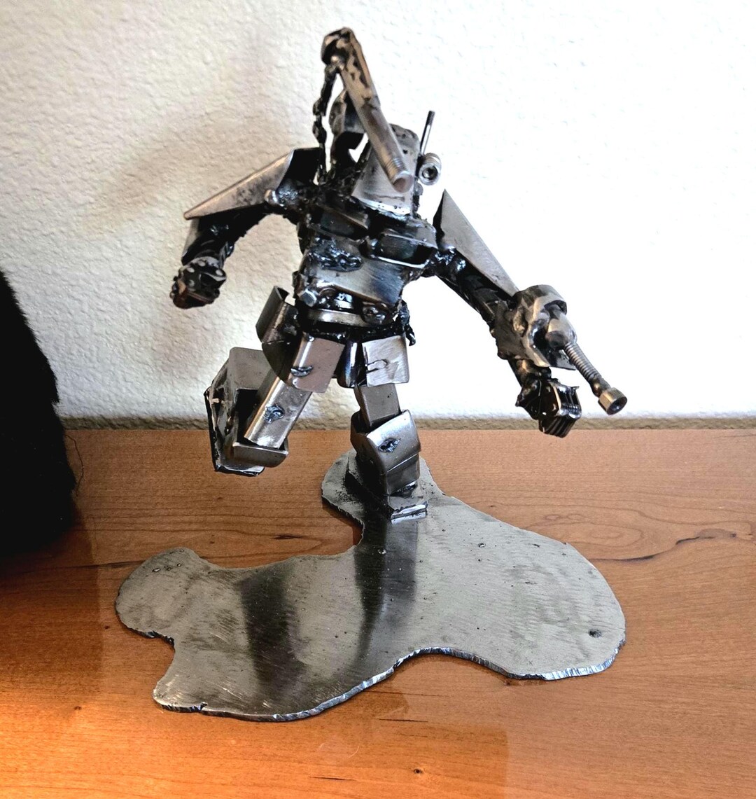 10 Inch Tall Dougram/shadowhawk Metal Mech Statue - Etsy
