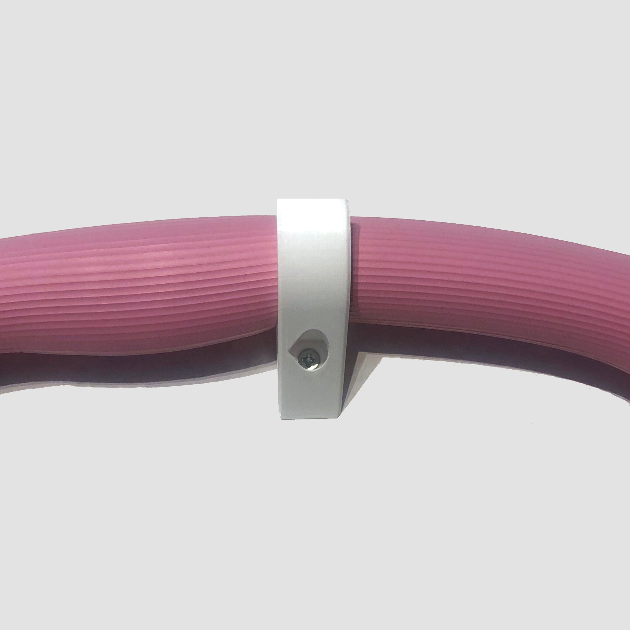 Hula Hoop Wall Mount / Bracket Including Screw and Dowel in White/black ...