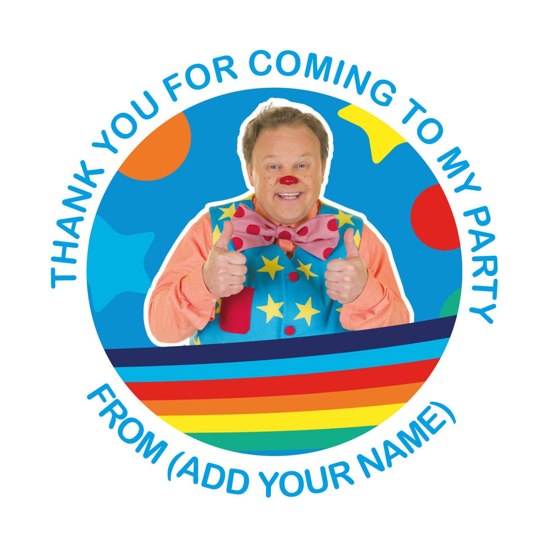 24 X Personalised for Mr Tumble Party/sweet Cone Stickers 45mm Round - Etsy