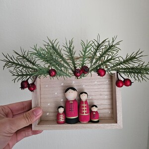 Customized Filipino Peg Doll Family Set Gifts, Open Play, Peg Dolls ...