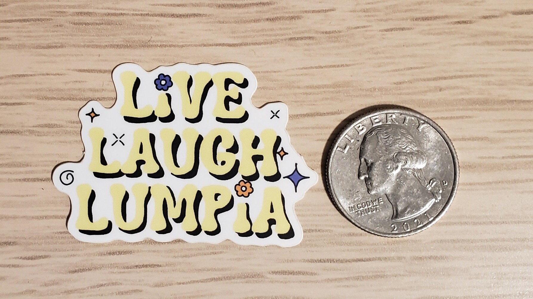 Live Laugh Lumpia Filipino Sticker - Etsy Hong Kong