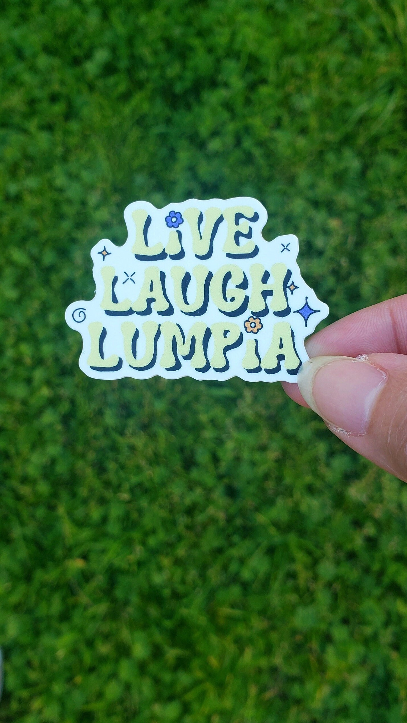 Live Laugh Lumpia Filipino Sticker - Etsy Hong Kong