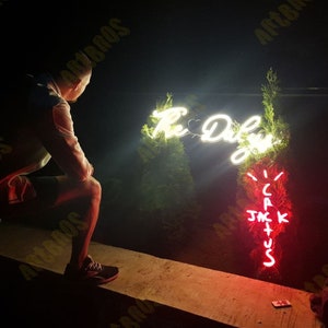 Cactus Jack Neon Custom Neon Sign Home Interior Modern Decor - Etsy