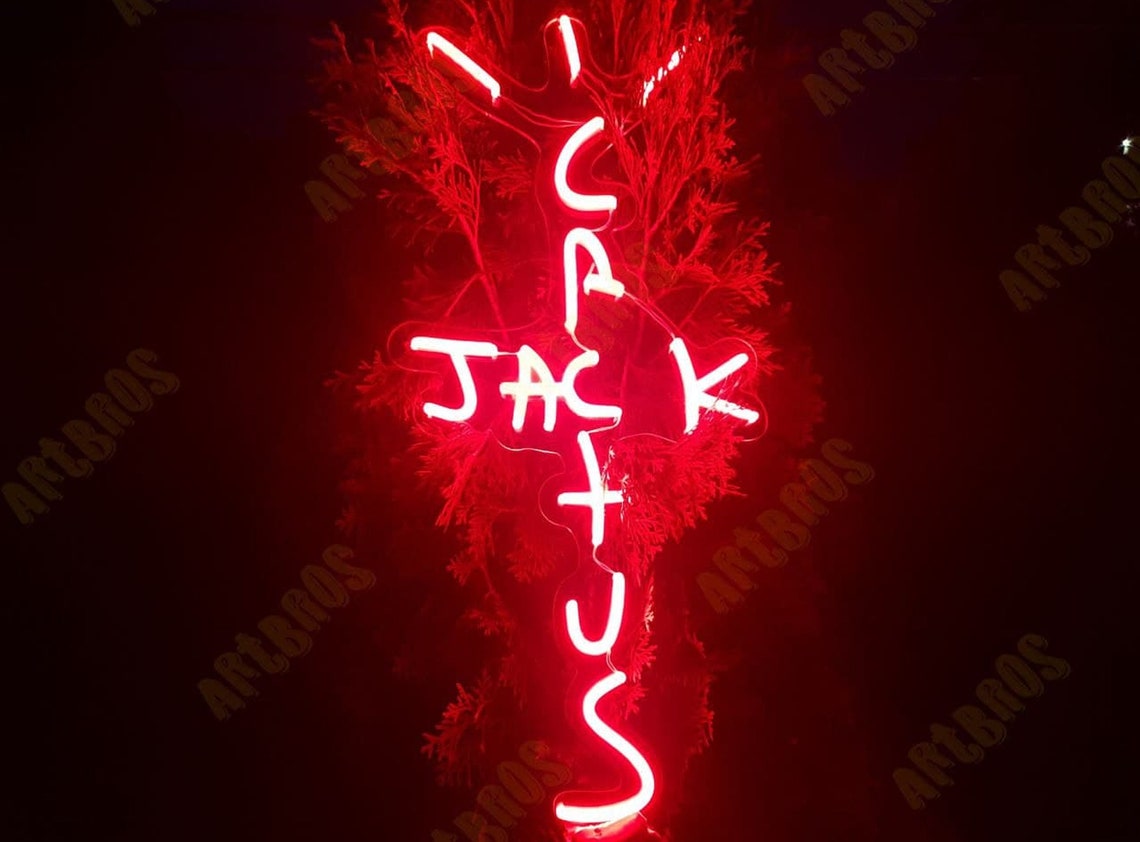 Cactus Jack Neon Custom Neon Sign Home Interior Modern Decor - Etsy