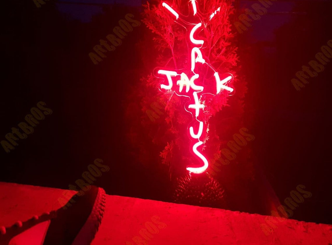 Cactus Jack Neon Custom Neon Sign Home Interior Modern Decor - Etsy