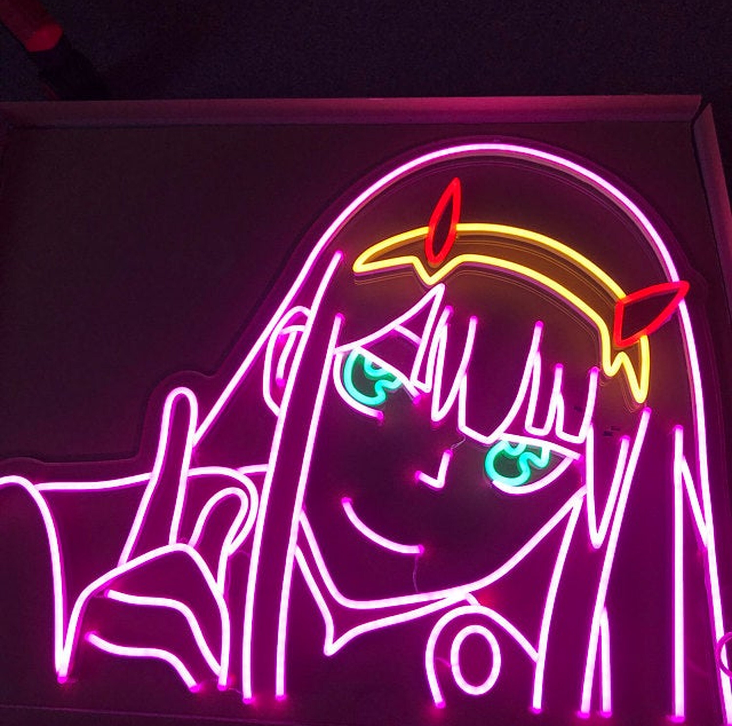 Neon Sign Anime Custom Neon Sign Neon sign bedroom wall | Etsy
