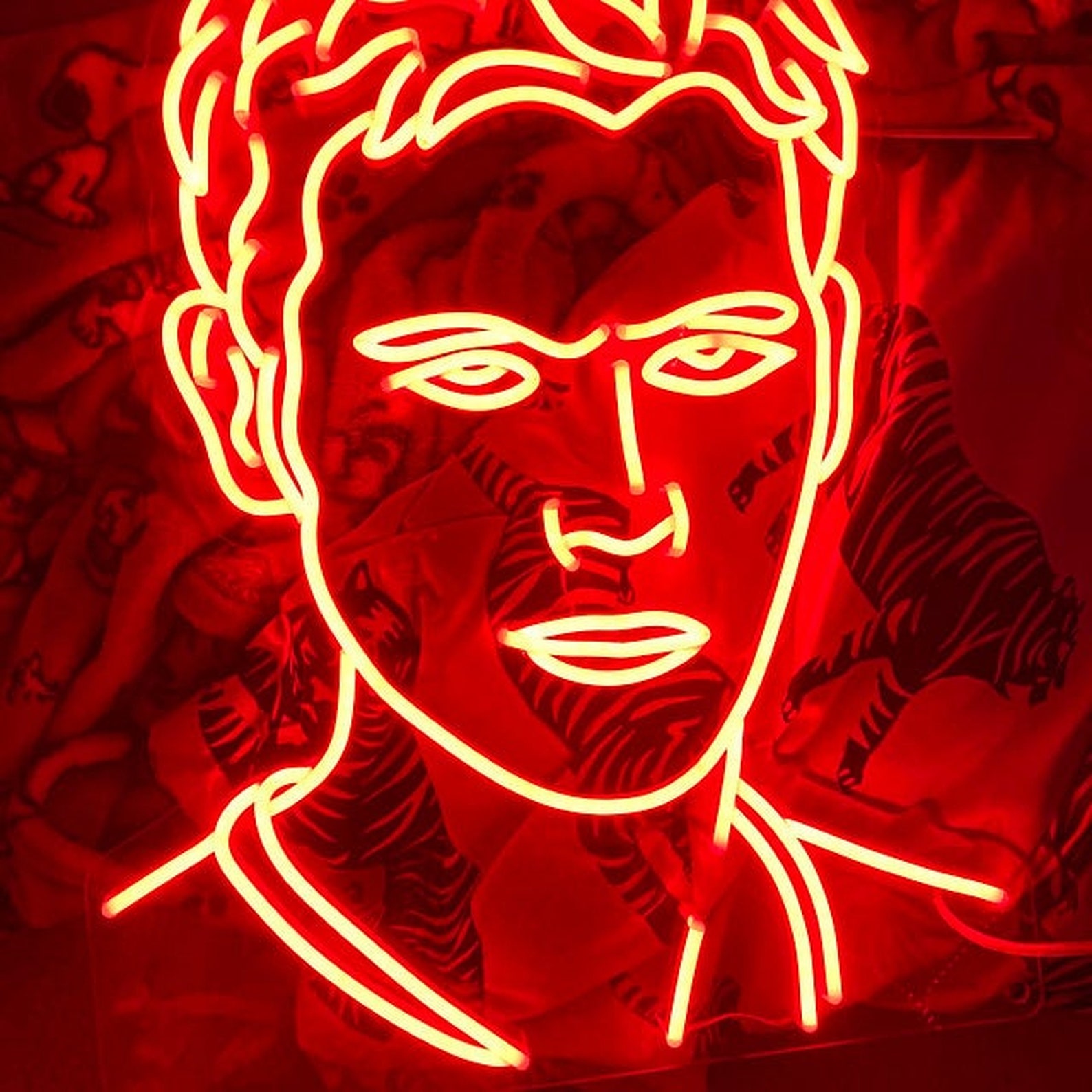 Neon Sign Anime Custom Neon Sign Neon sign bedroom wall | Etsy