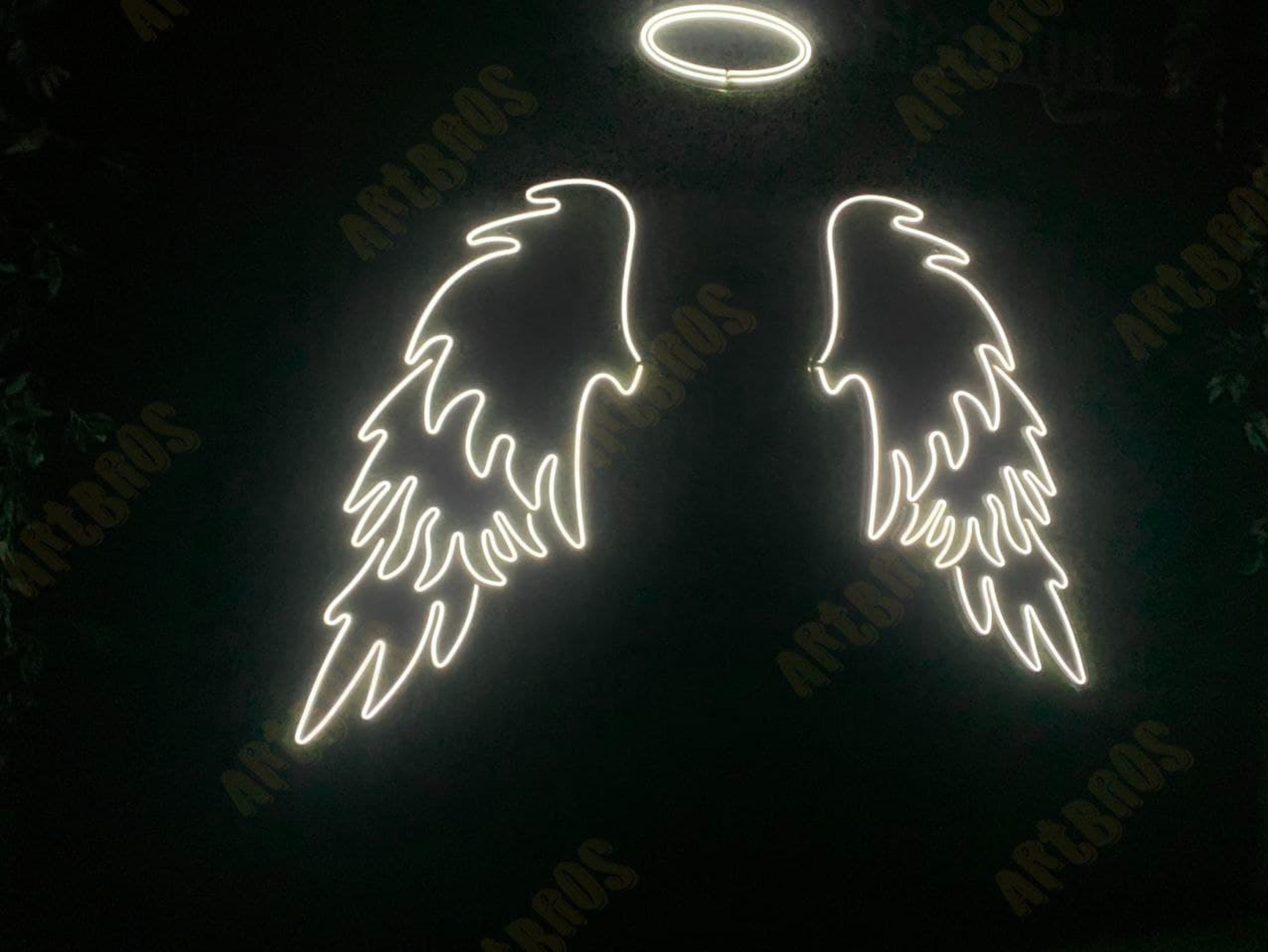 Angel Wings Neon Custom Sign for Restoraun Cafe Bar - Etsy