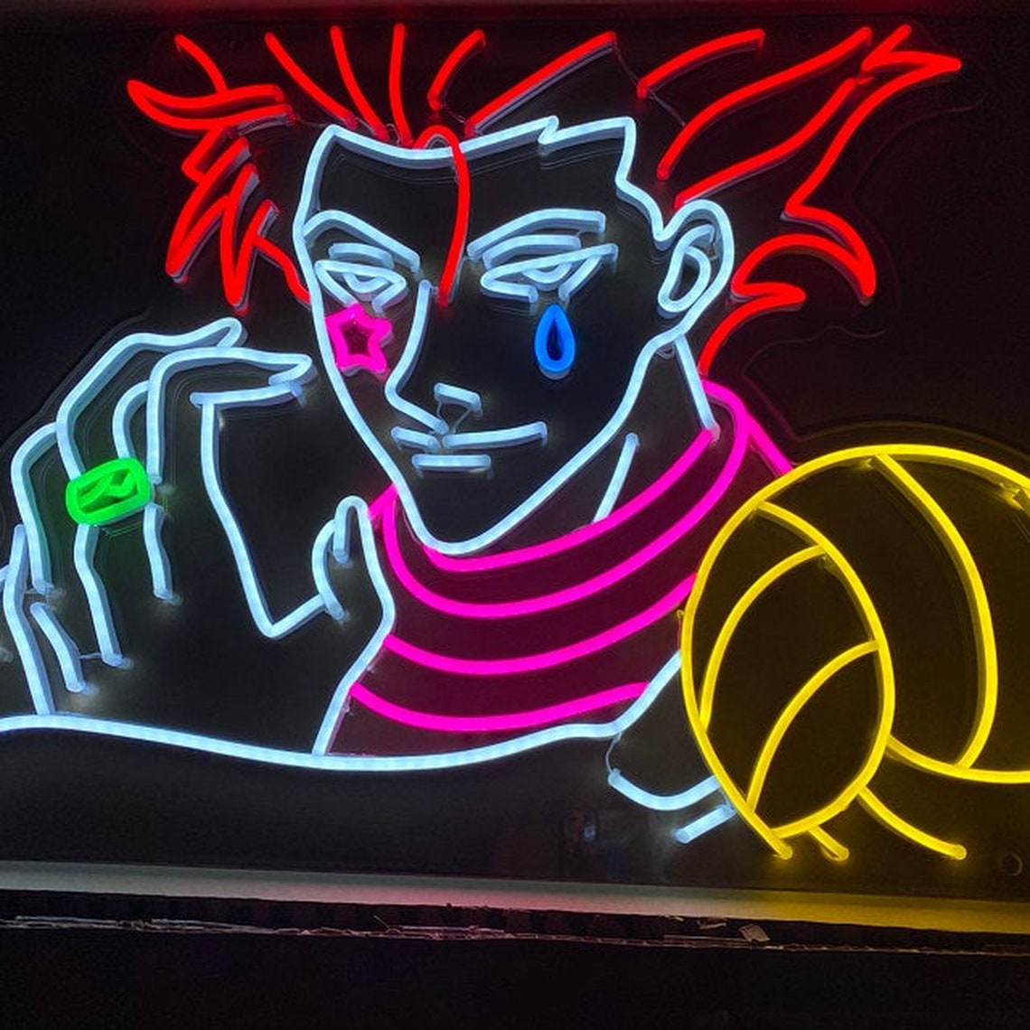 Neon Sign Anime Custom Neon Sign Neon sign bedroom wall | Etsy