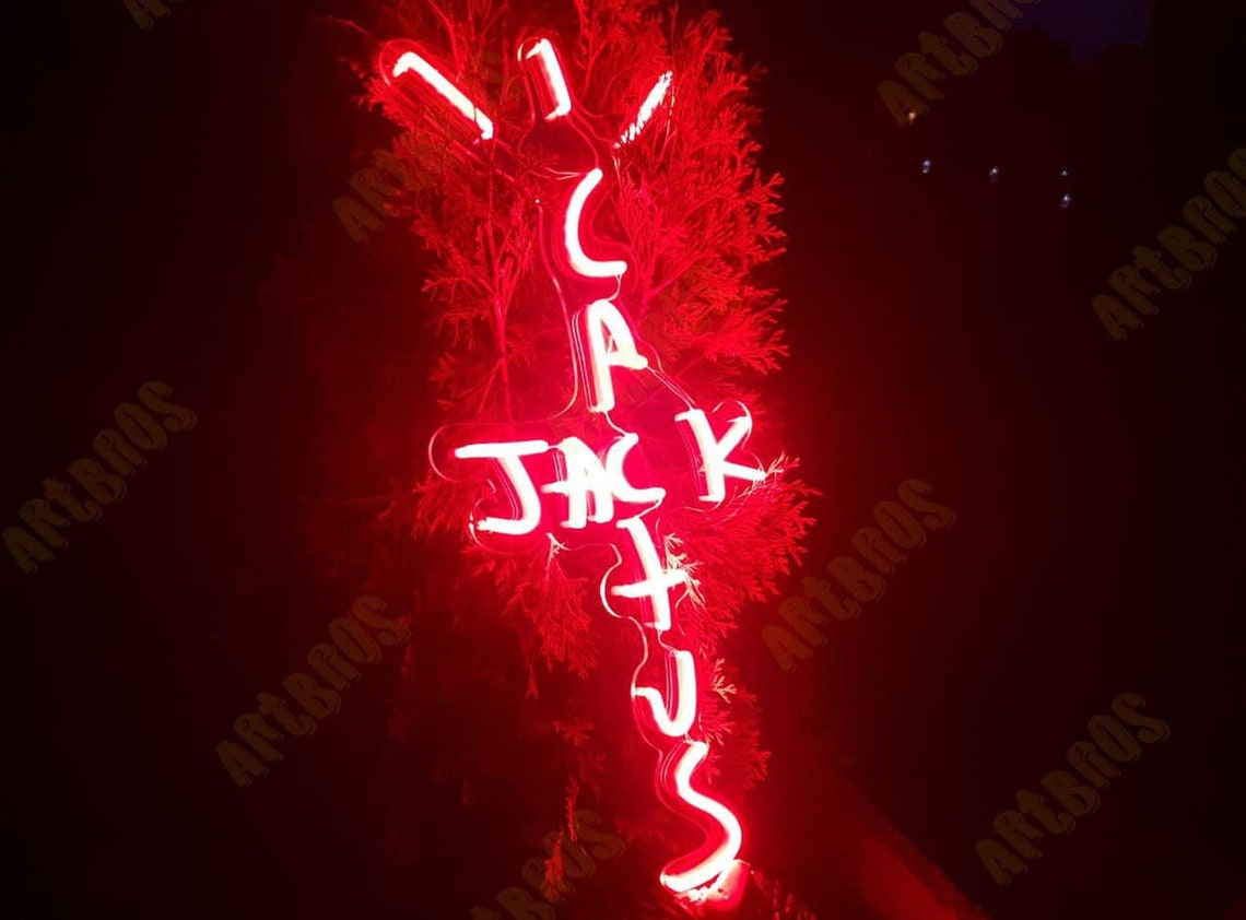 Cactus Jack Neon Custom Neon Sign Home Interior Modern Decor - Etsy