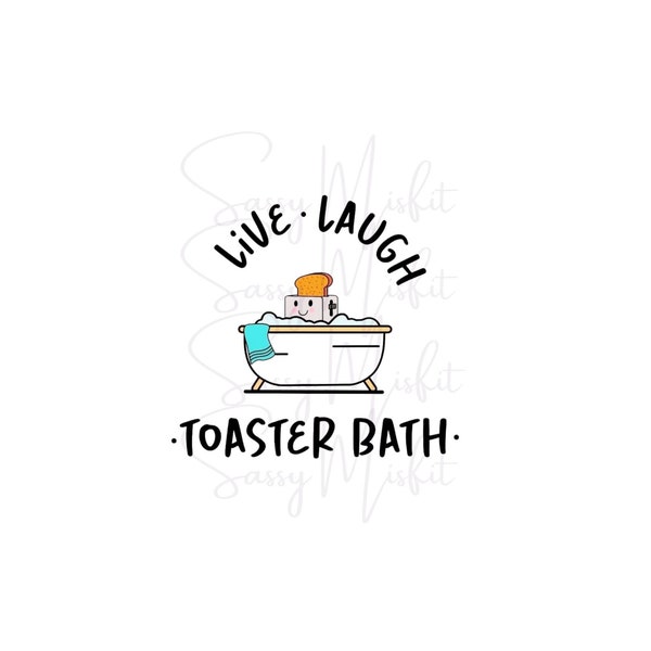 Live Laugh Toaster Bath - Etsy