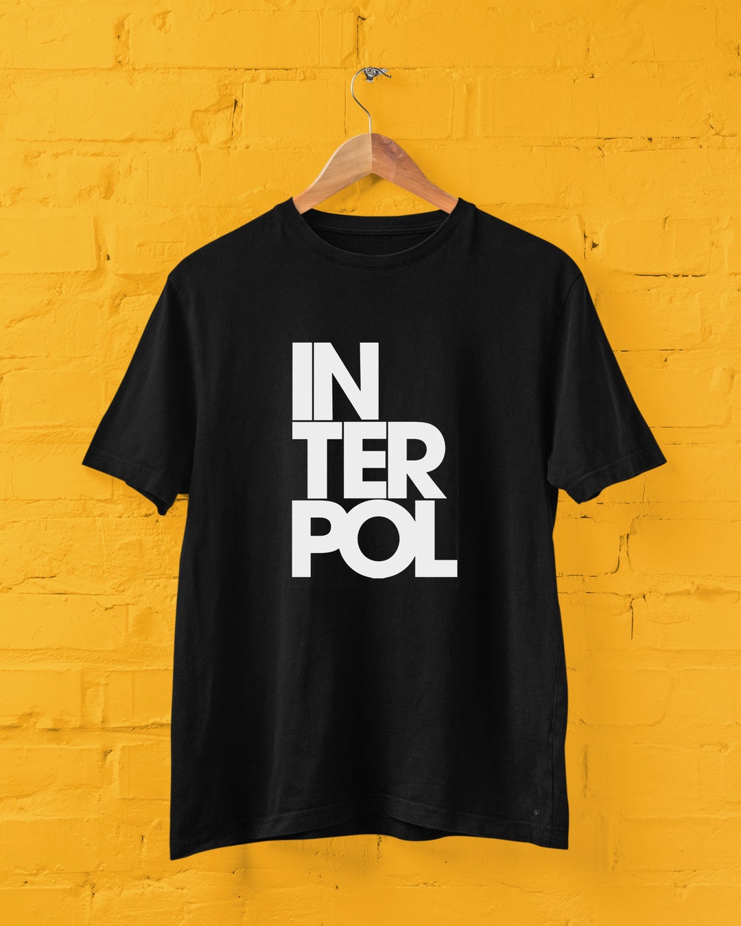 INTERPOL Band Logo Men's Womens Top Tee Clothing Tshirt Size S 5XL ...