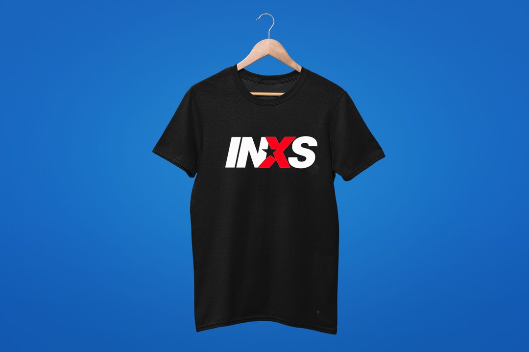 INXS Logo Men's Womens Top Black Tee Clothing Tshirt Size S 5XL Unisex ...