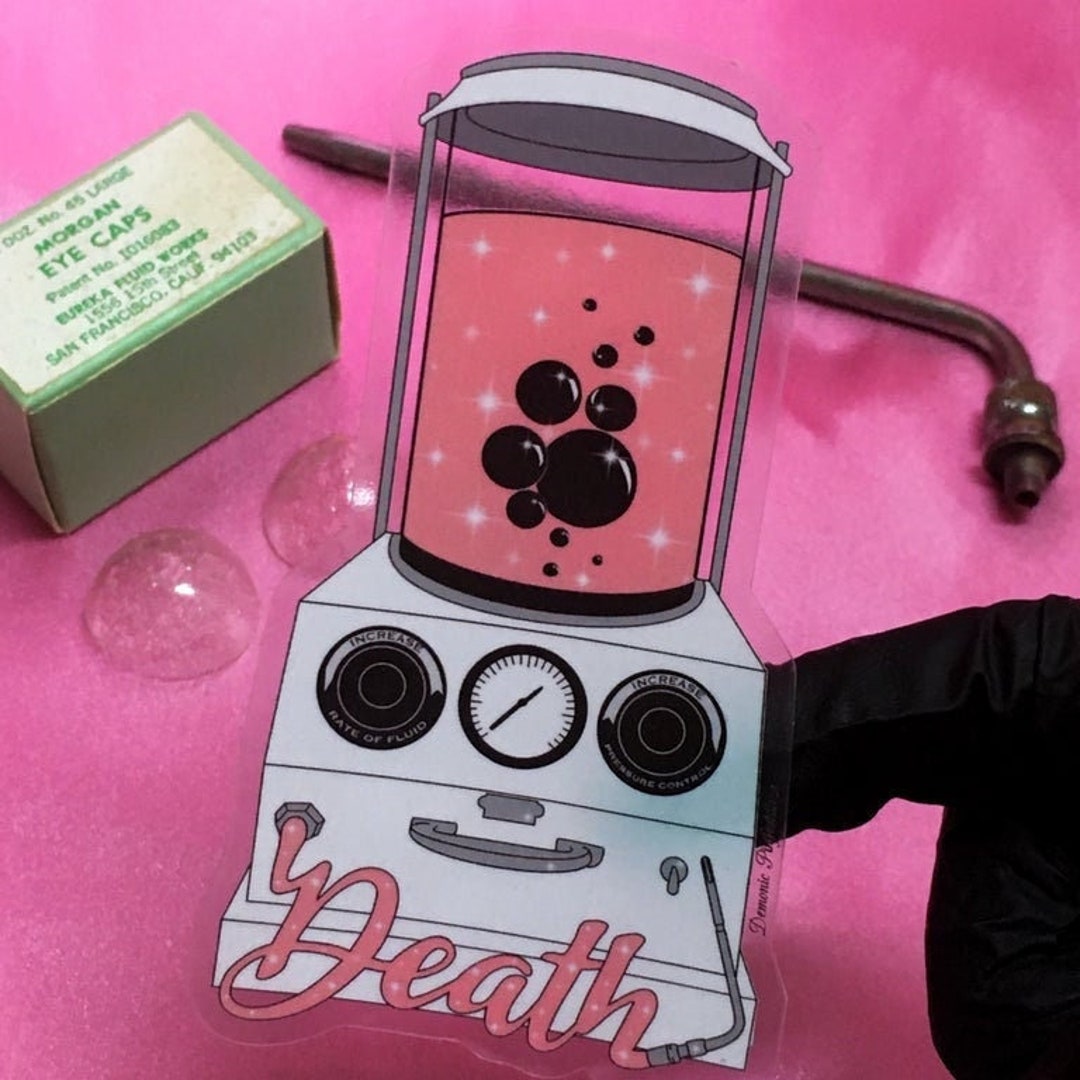 Death Embalming Machine Sticker - Etsy