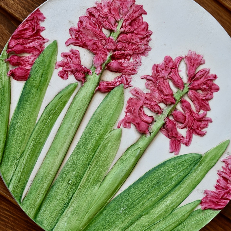 Botanical Bas Relief - Etsy