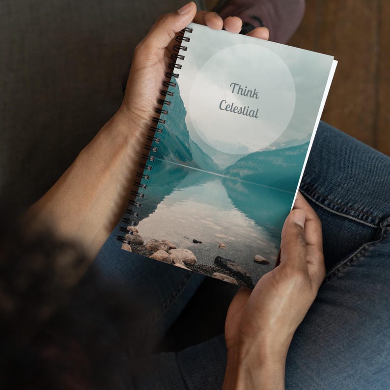 Think Celestial Spiral Notebook - Etsy
